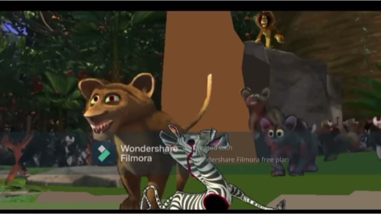 Zilla reacts to Madagascar fossa attack (deleted scene) without ...