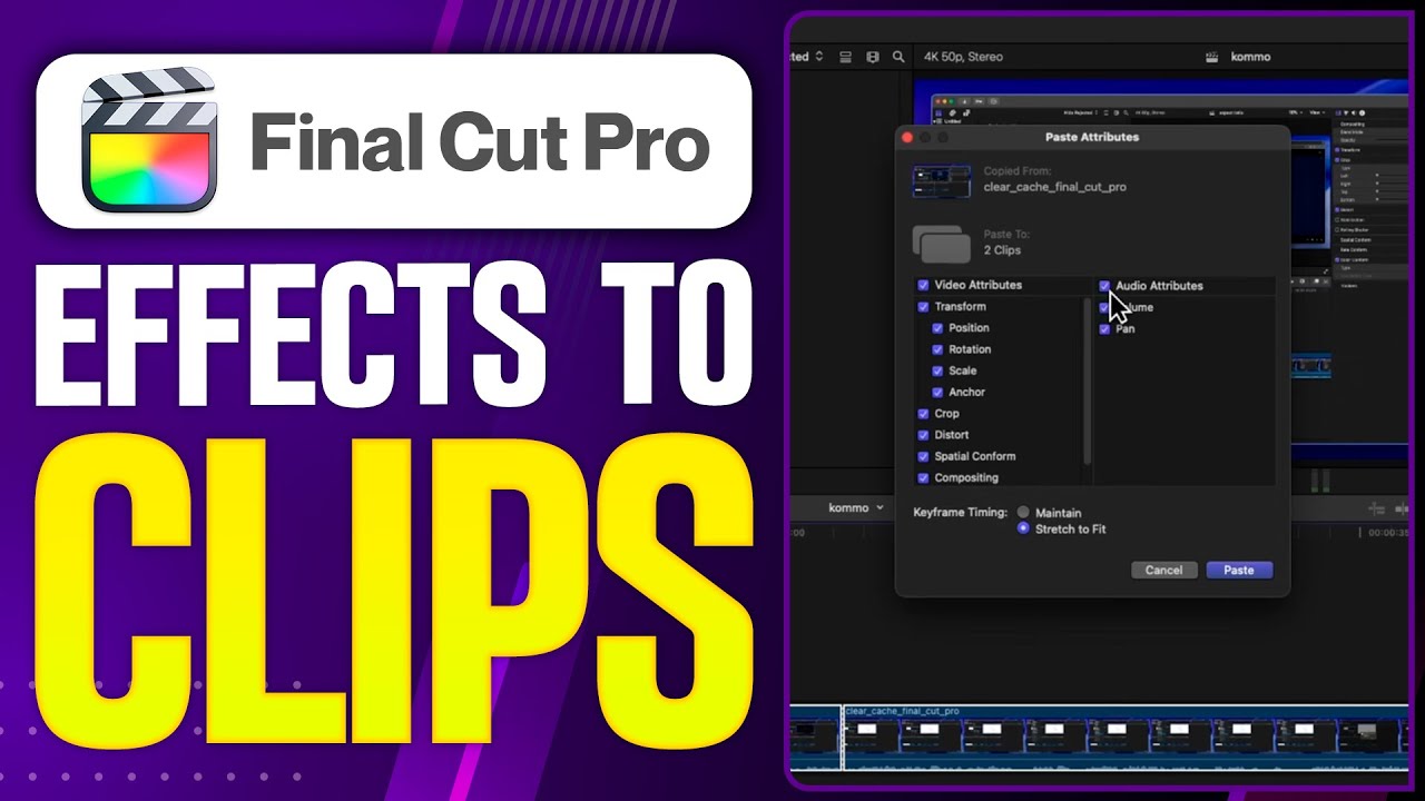 How To Apply Effects to Multiple Clips in Final Cut Pro (2026 Updated ...