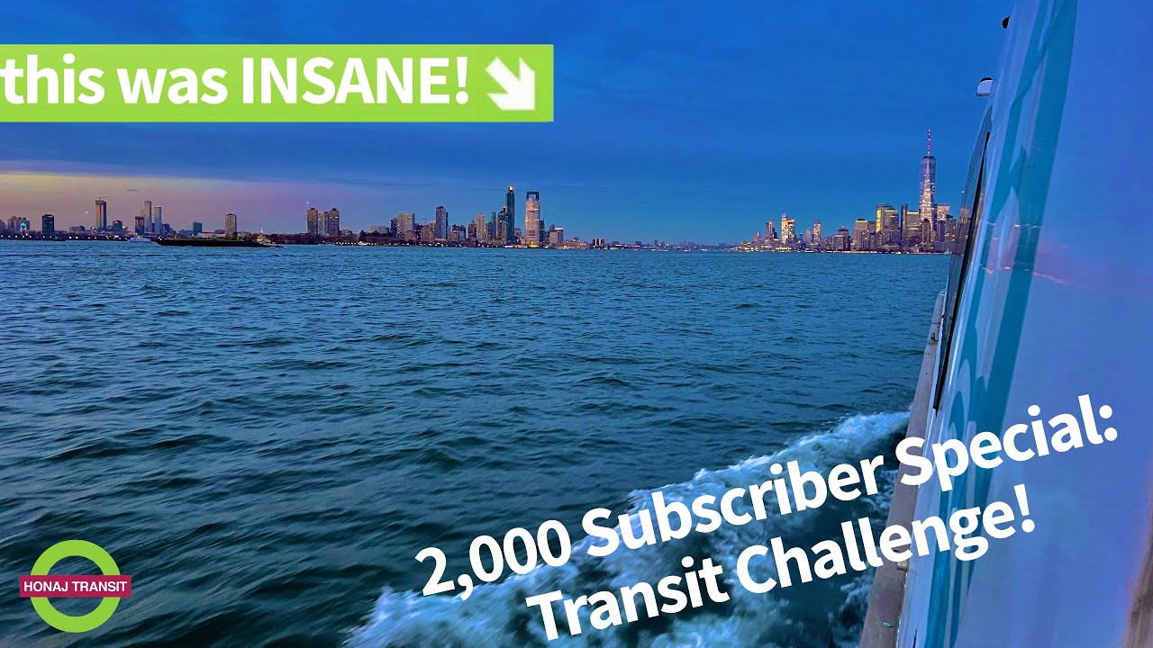 I Did An INSANE Transit Challenge - 2000 Sub Special! - YouTube