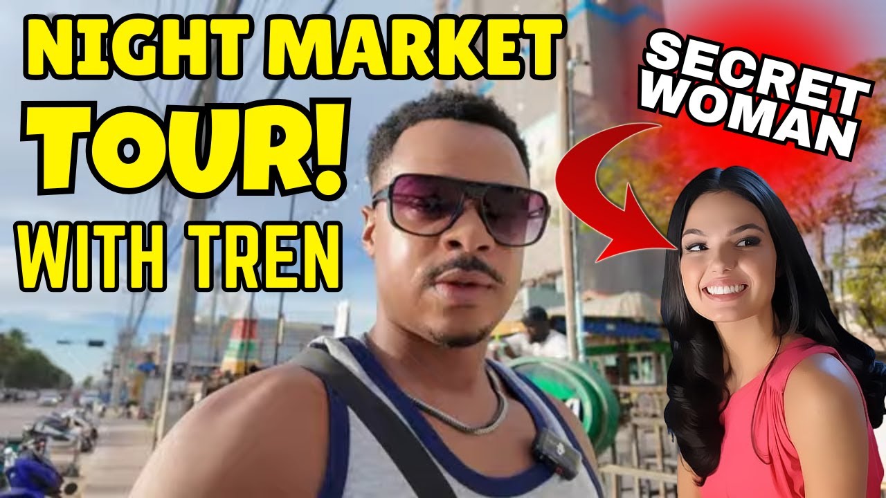 Tren Genius Explore NIGHT MARKET in Pattaya Thailand With SECRET WOMAN ...