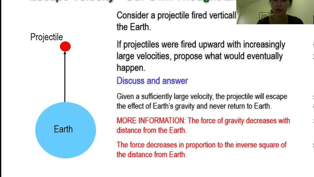Escape Velocity equation - YouTube