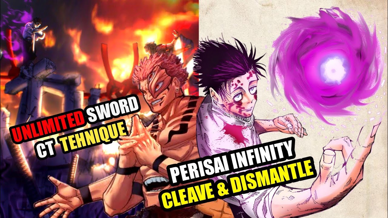 JUJUTSU KAISEN 249 - SUKUNA PERISAI CLEAVE & DISMANTLE VS DOMAIN YUTA ...
