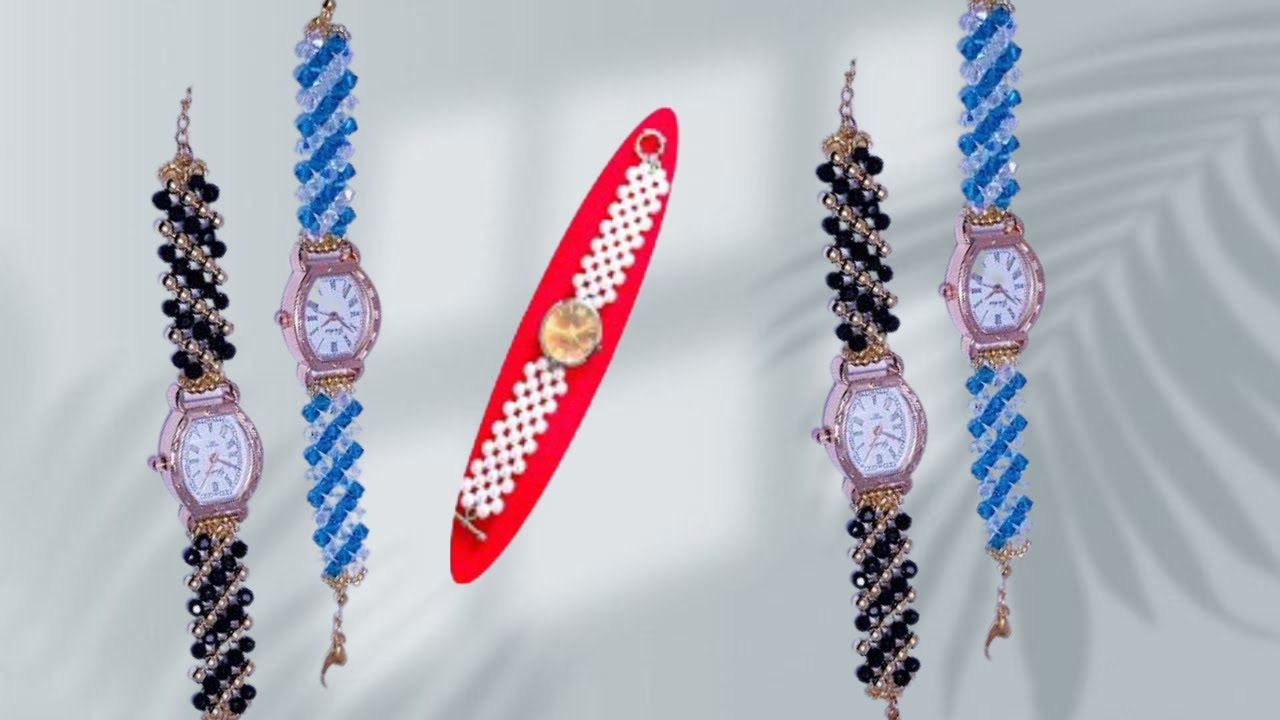 HOW TO MAKE A BEAD WATCH - YouTube