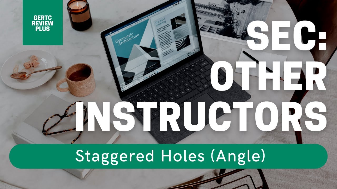 Steel Design - Staggered Holes (Angle) - YouTube