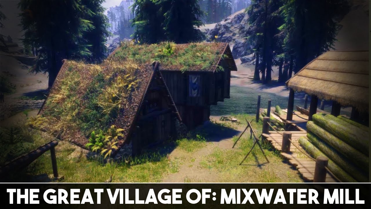 Skyrim Mods - The Great Village of Mixwater Mill SSE - YouTube