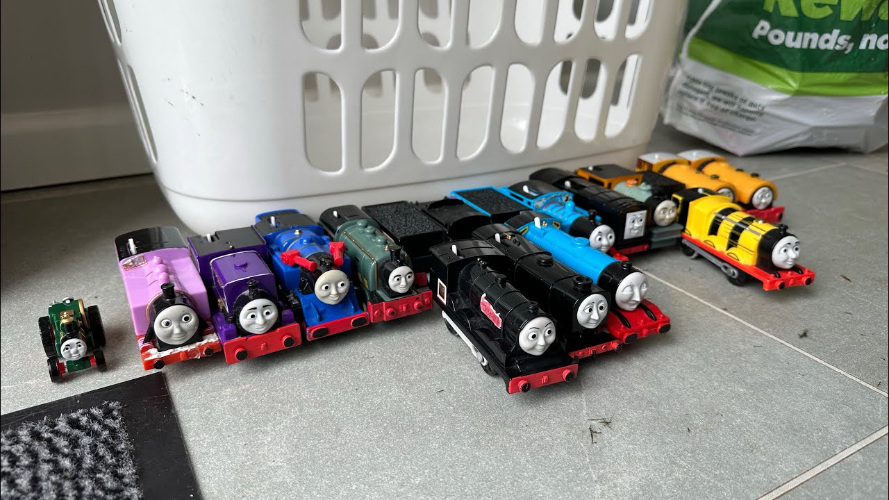 Running My Tony/Trackmaster Trains For The Final Time - YouTube