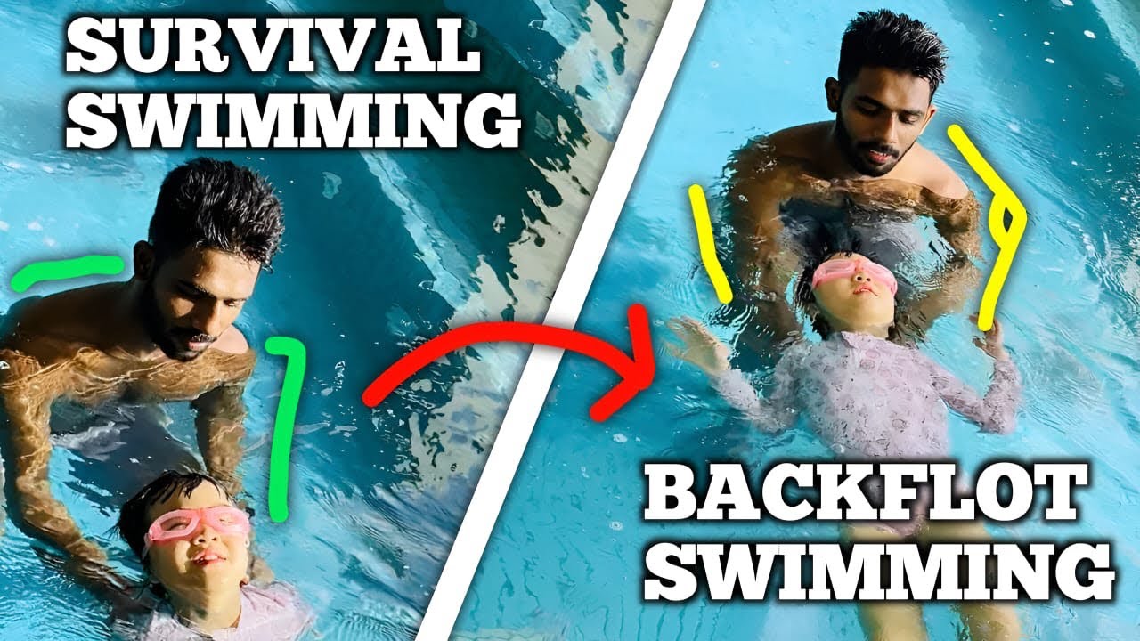 Swimming Lessons For Kids | Back Float Could Save Their Life ! - YouTube