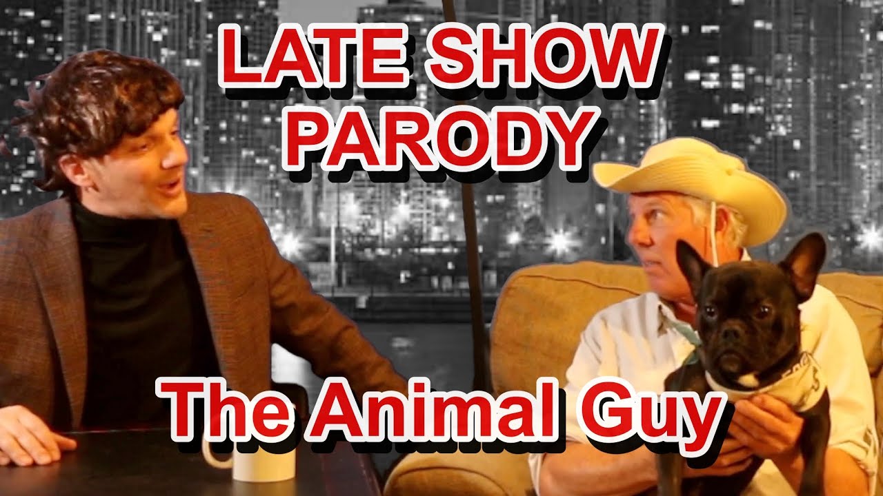 Late Show Parody - The Animal Guy! Hilarious Mock Late Show Clip - YouTube