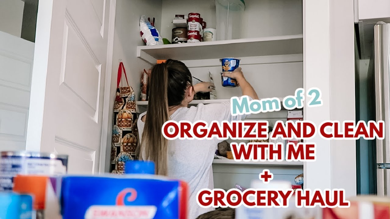 (REALISTIC) CLEAN & ORGANIZE MY PANTRY, FRIDGE & KITCHEN // GROCERY ...