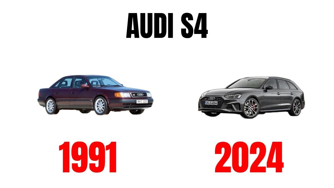 Audi S4 Evolution (1991 - 2024): A Journey Through Time - All generation - YouTube