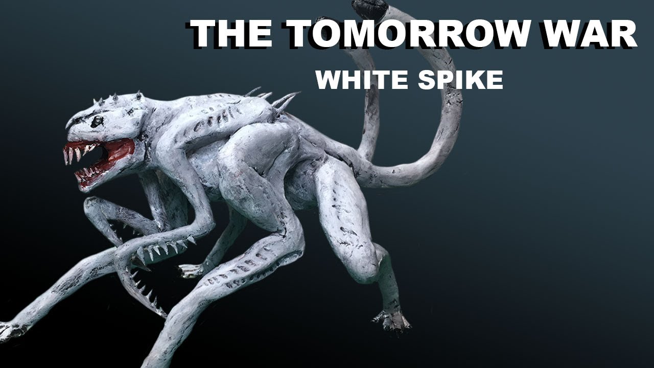 Making a white spike from the tomorrow war. polymer clay. - YouTube