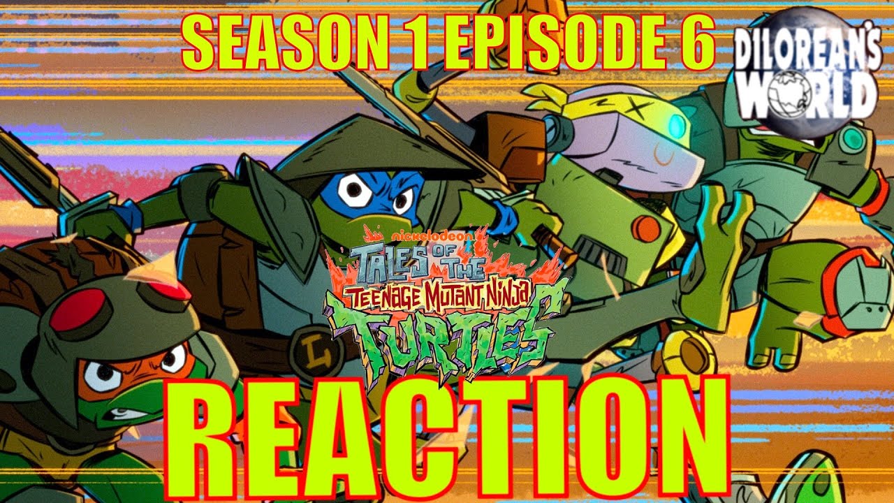 "Night of the Mechazoids" Tales of the Teenage Mutant Ninja Turtles S1 Ep6 REACTION 反応 episode 6 ...