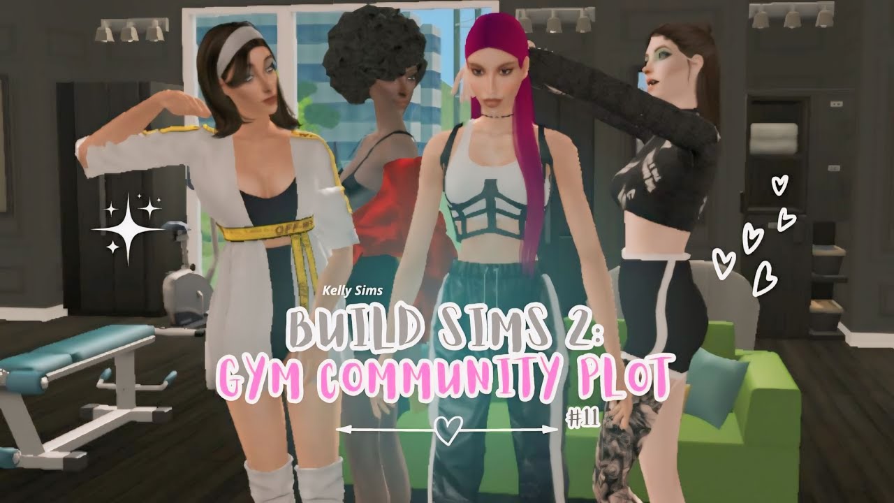 SIMS 2 BUILD: Community Solar GYM buildings (Part 01) - YouTube