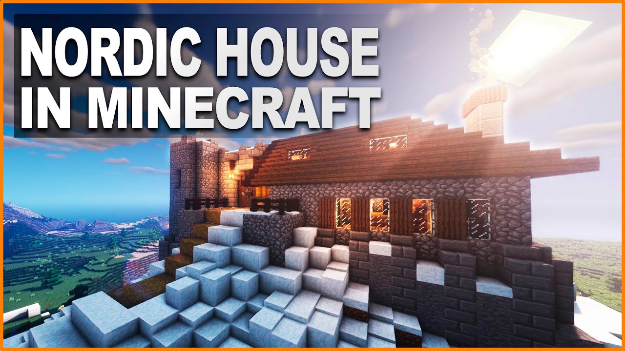 Minecraft: NORDIC HOUSE TUTORIAL | How to build in Minecraft - YouTube