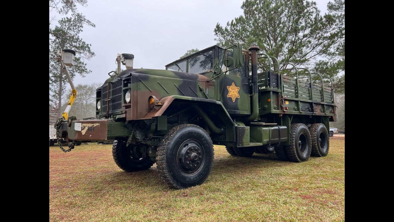 1984 AM General M925 6x6 5 Ton Military Cargo Truck SN474 Lot#249 - YouTube