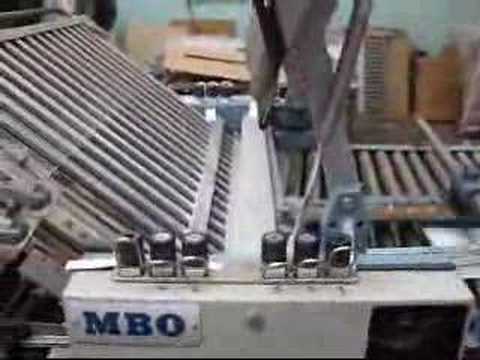 mbo folding machine - YouTube