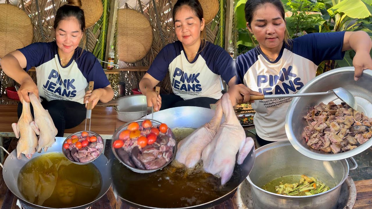 Cook muscle Duck recipe with best unique technique by Chef big big # ...