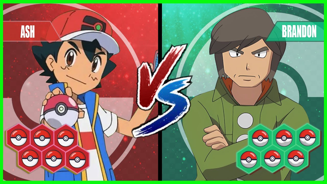 Pokémon Battle Pedia: ASH Vs. BRANDON - YouTube