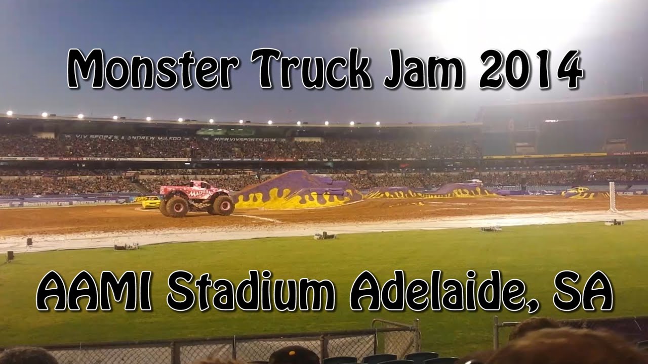 Monster Jam 2014 Full Freestyle Show AAMI Stadium Adelaide - YouTube