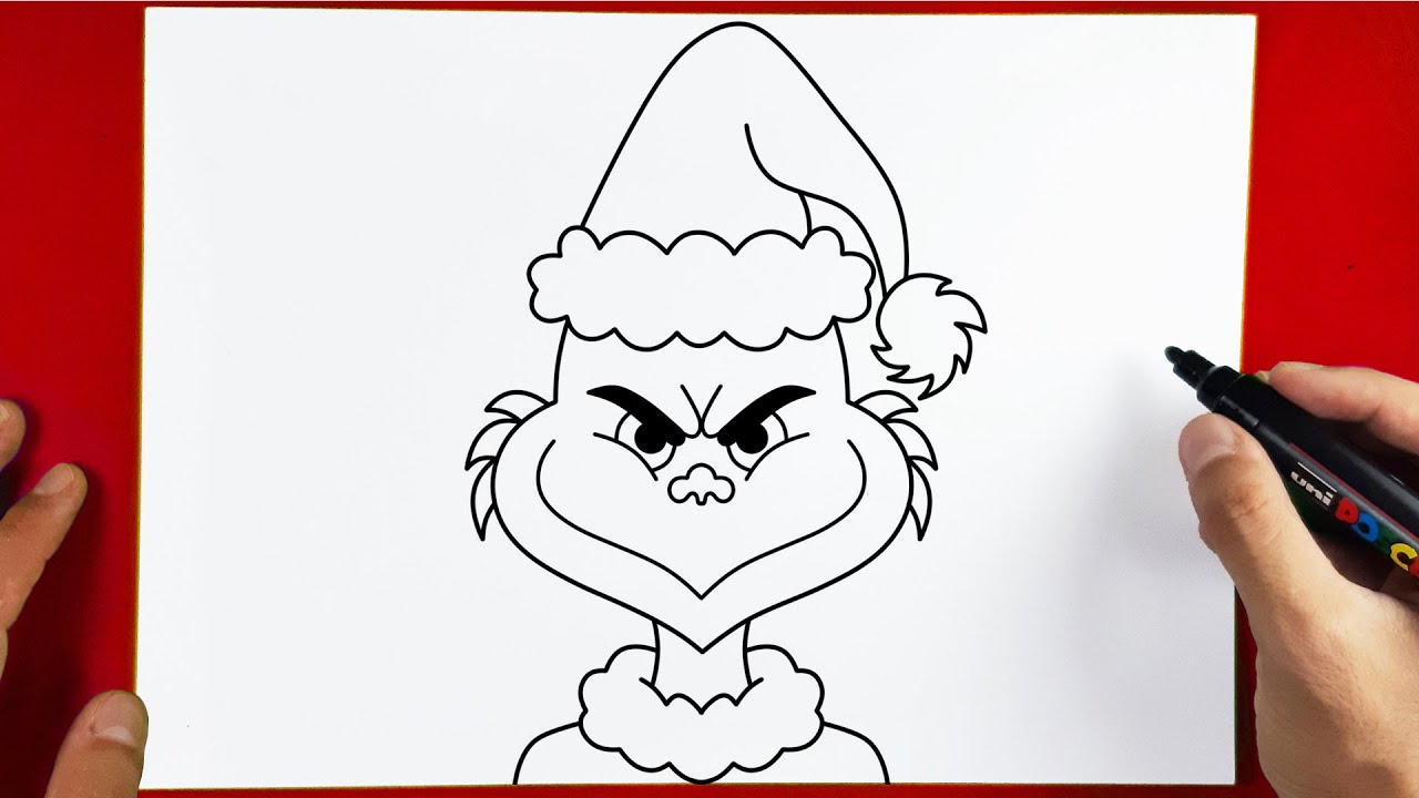 How to Draw The Grinch - YouTube