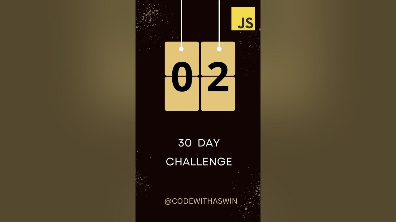 Day 2: Master JavaScript Variables🚀📚 | Tamil | Shorts | CodeWithAswin #30DaysJS - YouTube