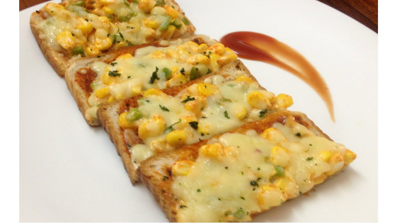 CHEESE CORN TOAST / QUICK & EASY RECIPE / PARTY SNACK - YouTube