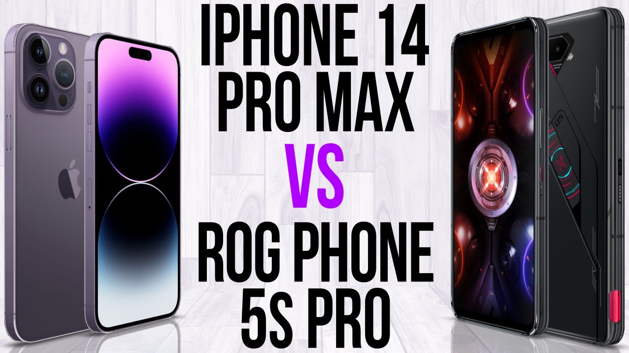 iPhone 14 Pro Max vs ROG Phone 5s Pro (Comparativo) - YouTube
