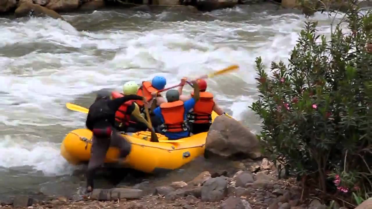 רפטינג על נהר הירדן ההררי Rafting on the mountainous Jordan river - YouTube