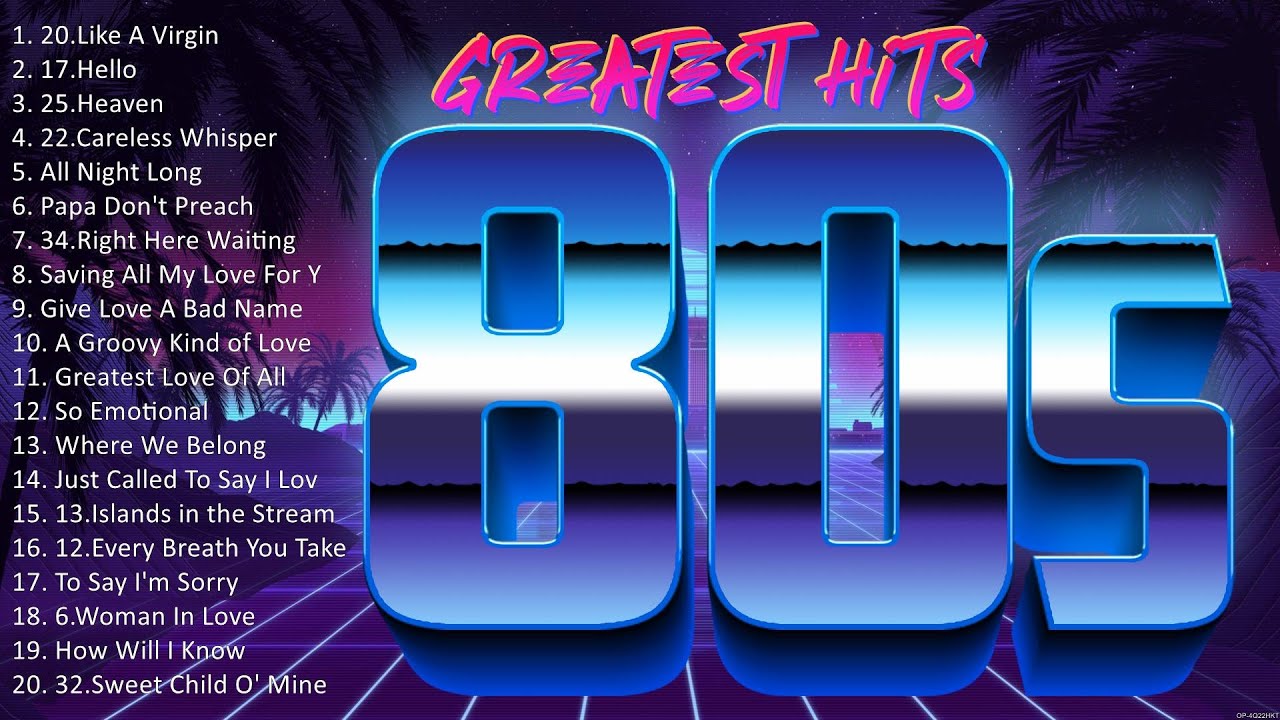 80s Greatest Hits Playlist ~ Old School Songs ~ Best Of Oldies But ...