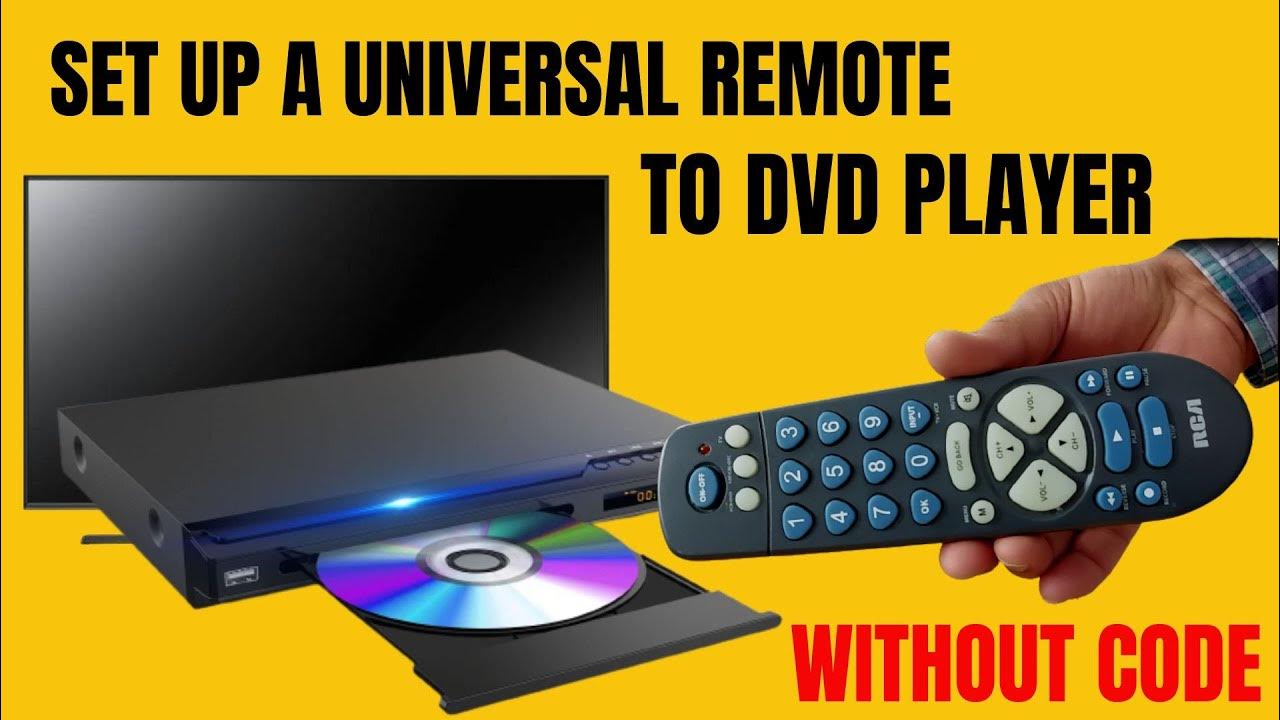 How to program a universal remote to DVD, Blu-Ray players & other ...