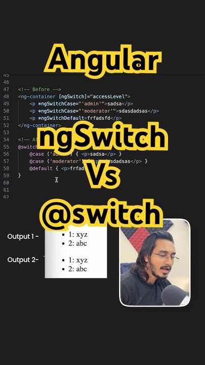 ngSwitch vs @switch in Angular: What's New in Angular Control Flow? - YouTube