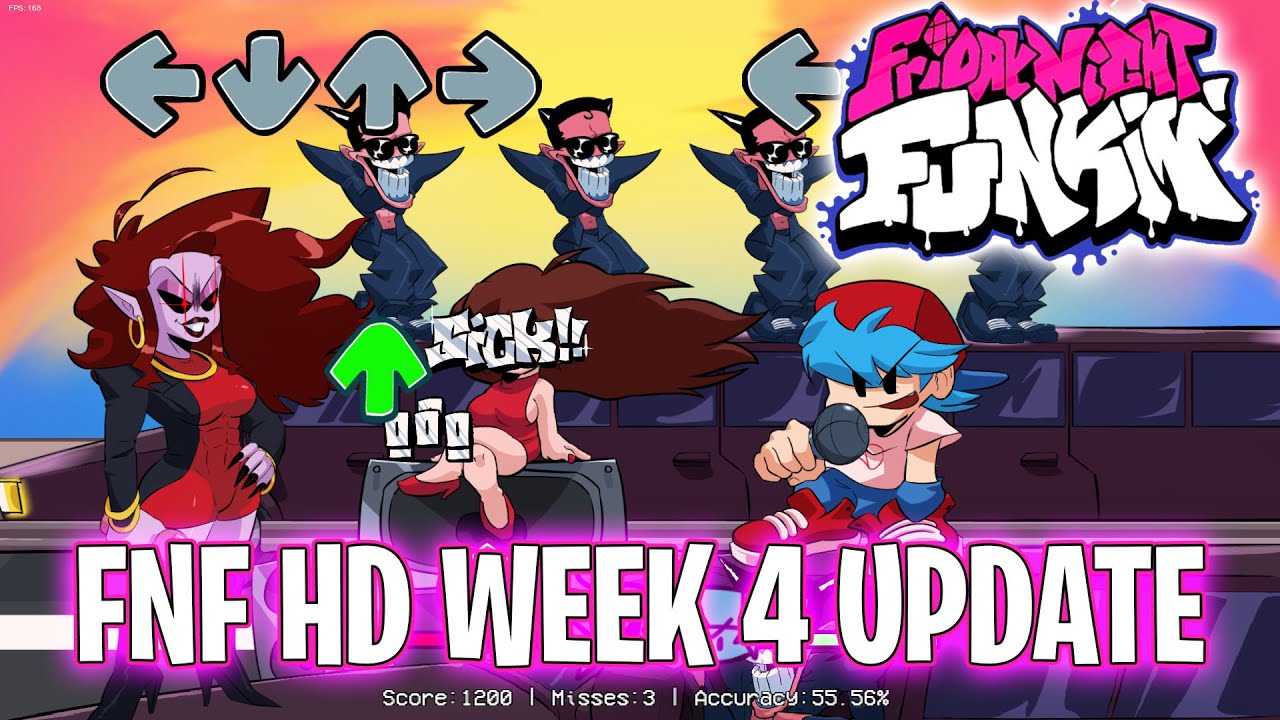 FNF HD WEEK 4 NEW UPDATE + NYOBA MOD LAINNYA!- Friday Night Funkin ...