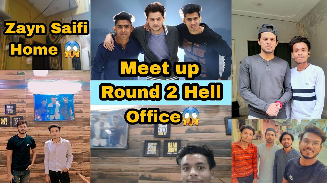 😱😱 Finally I Meet @Round2hell| Zayn Saifi Home Address | Round2Hell ...