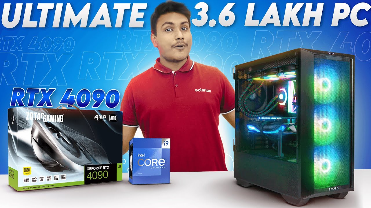Rs 3.6 Lakh Ultimate Gaming PC Build | RTX 4090 | Clarion Computers ...