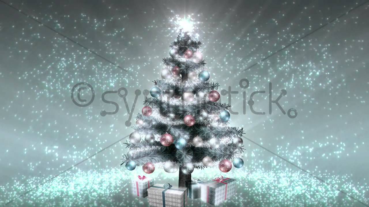 Magical Growing Christmas Tree with loop between 17:00-26:00. Silver ...