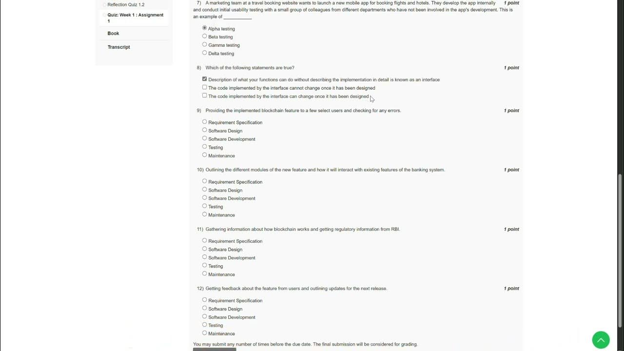 NPTEL Software Conceptual Design Week 1 Assignment Solution August 2024 ...