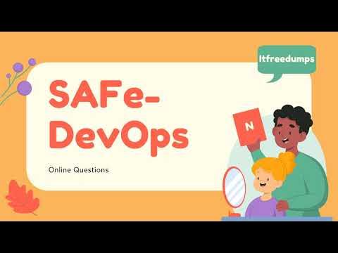 SAFe-DevOps SAFe 5 DevOps Practitioner (SDP) Online Dumps - YouTube