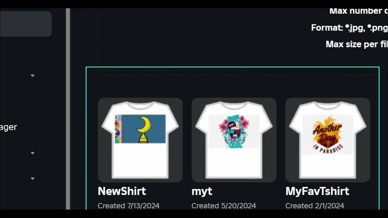 How to Create Custom Shirts on Roblox (Mobile & PC Tutorial) | Easy Guide to Making Shirt on ...