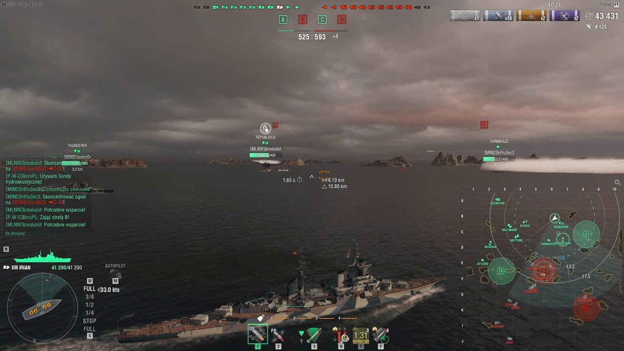 Irian Trier VIII premium Cruiser World of Warships - YouTube