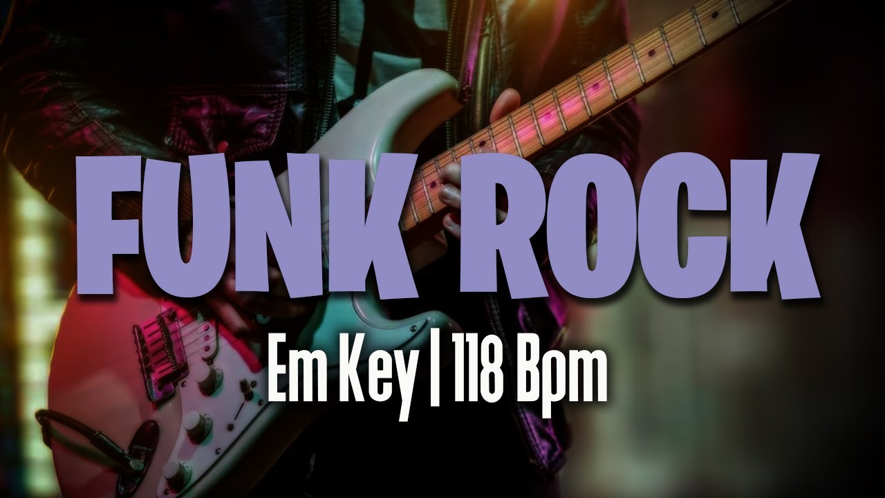 ¡The perfect groove for your improvisation! Em Key 118 bpm Backing Track - YouTube