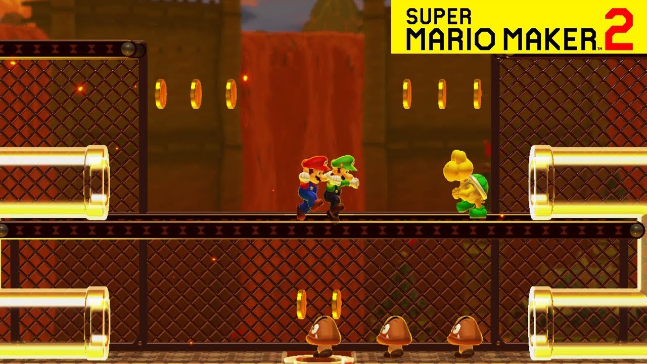 BOWSER NEEDS A PLUMBER - Super Mario Maker 2 Co-op Multiplayer - YouTube