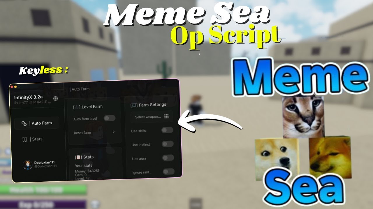 *NEW* Meme Sea Script | Pastebin 2025 | Keyless - YouTube