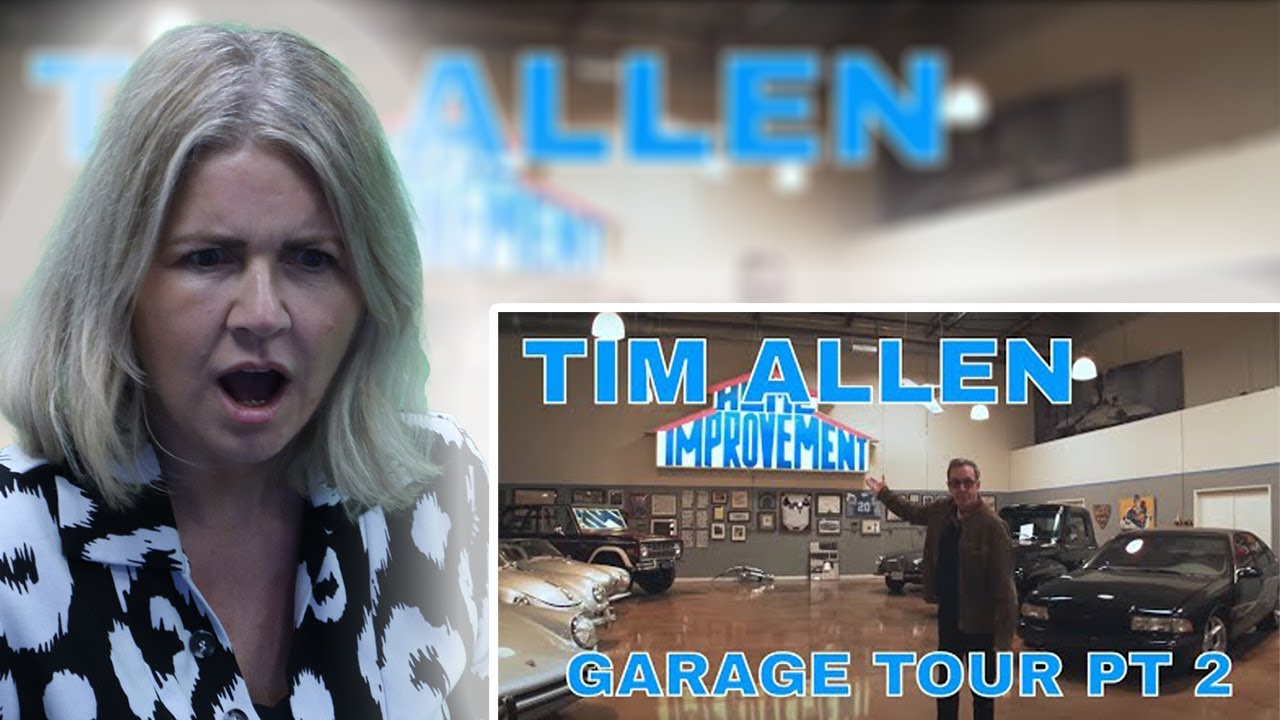 BRITS React to TIM ALLEN'S CAR COLLECTION TOUR | CELEBRITY GARAGE TOUR ...