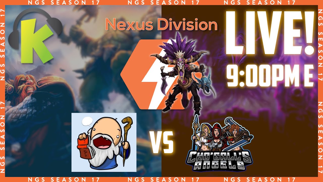 LIVE | BoomerGaming vs Cho'Gall's Angels | NGS Nexus Division S17 | Bo3 - YouTube