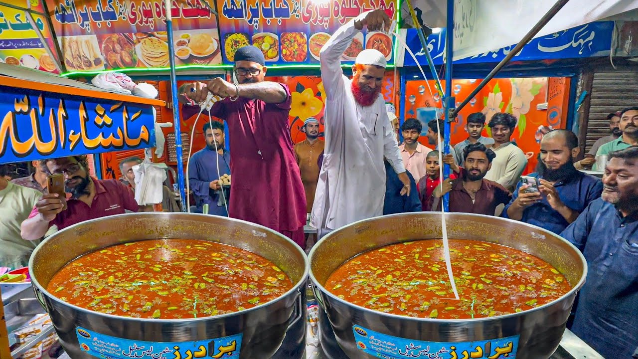 BHORA 100 KG CHICKEN AND BEEF CHANAY IN DESI GHEE l KARACHI JHEELA l ...