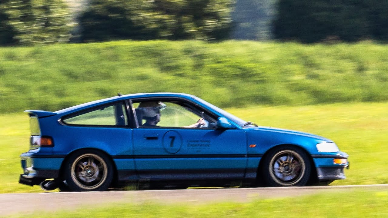 Honda CRX EE8, Circuit de Bresse France Trackday 2024 - YouTube