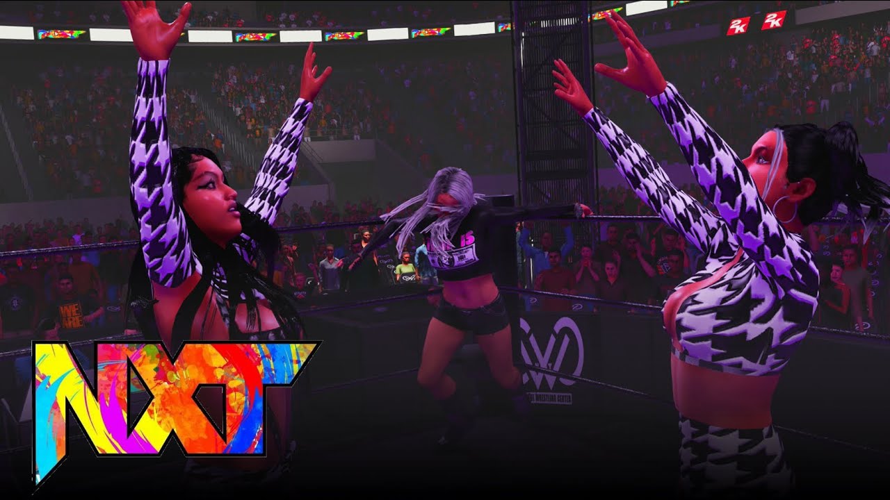 WWE 2K - TEAM CHAOS VS B-FAB & ANRIEL HOWARD [NXT] - YouTube