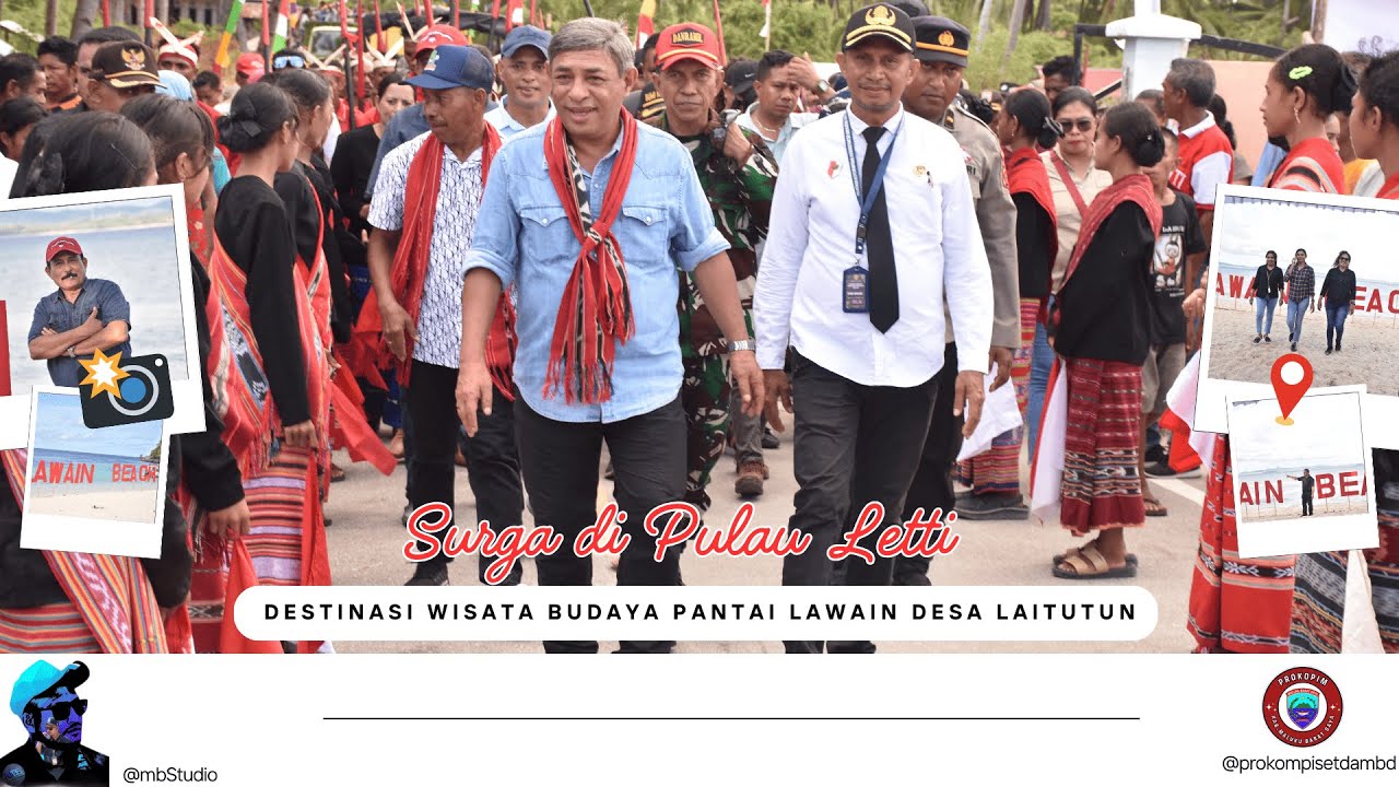Launching Destinasi Wisata Pantai Lawain Desa Laitutun Kecamatan Pulau ...