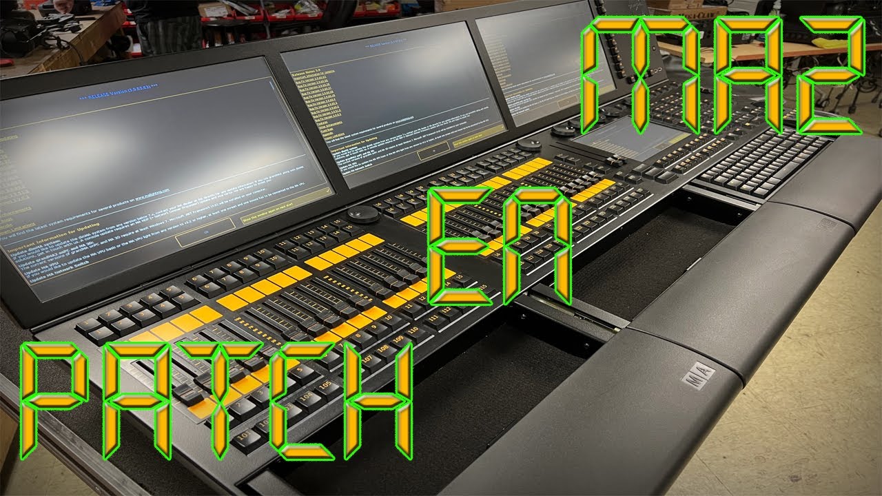 Como Patchear en MA2 Basico - Patch en grandMA2 / Patch in grandMA2 - YouTube