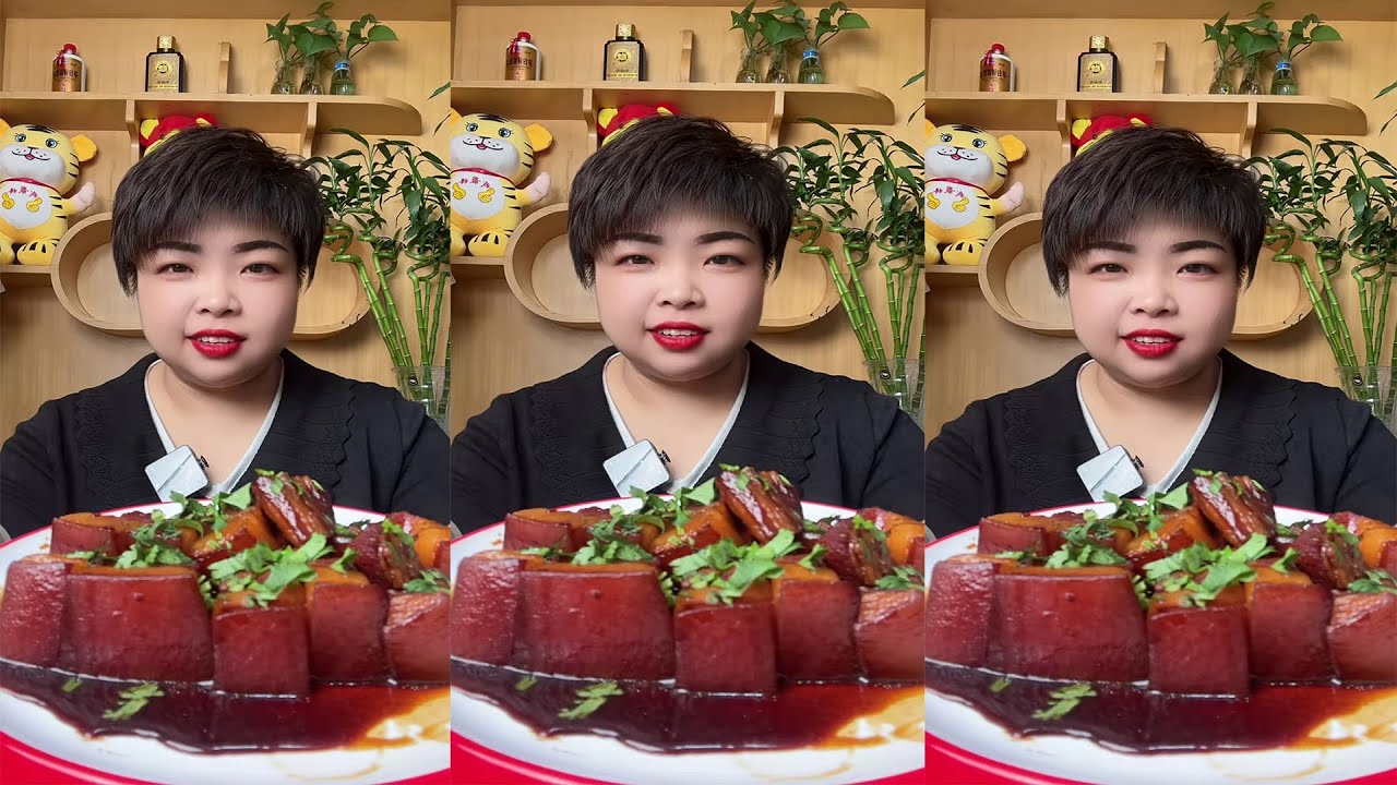 [mukbang] sheep head meat, pig head, [mukbang] fatty meat, chinese eat ...